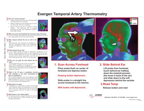 Exergen Corporationのすべてのカタログと技術パンフレット