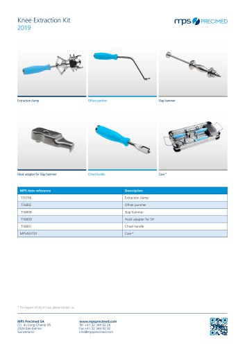 Todos os catálogos e folhetos técnicos MPS Precimed