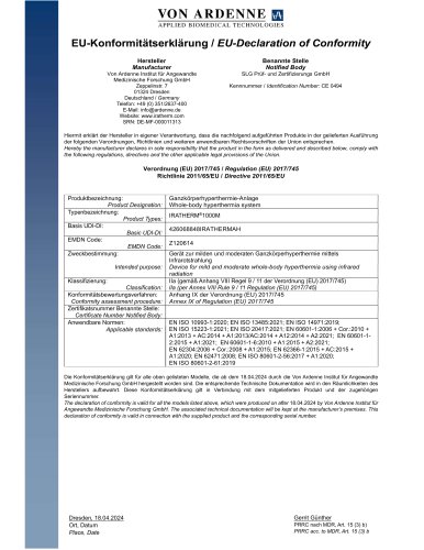 Von Ardenne Institute of Applied Medical Researchのすべてのカタログと技術パンフレット