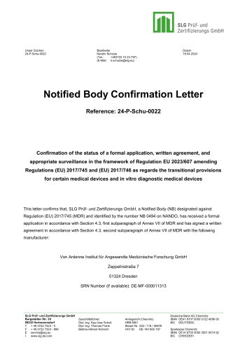 Von Ardenne Institute of Applied Medical Researchのすべてのカタログと技術パンフレット