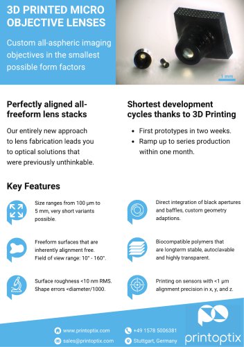 Printoptix GmbHのすべてのカタログと技術パンフレット