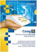 Coag s Whole Blood INR POC Instrument - Diagon Ltd. - PDF Catalogs ...
