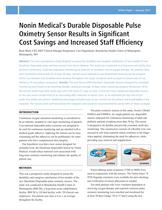 Fingertip SpO2 sensor - 6500 series - Nonin - disposable / latex-free