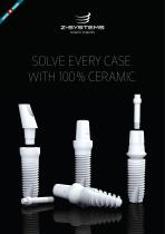 Cylindrical dental implant - Z5-TL - Z-Systems AG - ceramic / straight ...