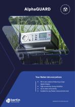 Radon detector - AlphaGUARD - Bertin Technologies - laboratory / portable