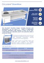 Laboratory bench with downdraft ventilation - Circulaire® - Monmouth ...