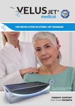 Hydromassage table with water jet - VELUSJET® MEDICAL - Böckelt