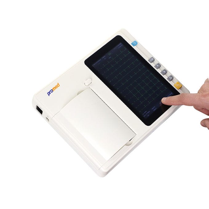 Eletrocardiógrafo para ECG em repouso - T6 plus - Promed Technology - 6 ...