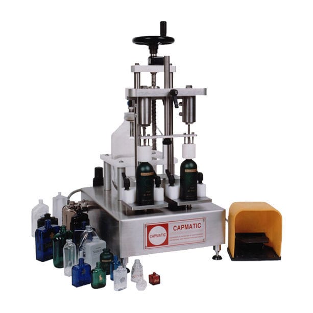 Envasadora semiautomática - CF-2V™ - Capmatic - a vácuo / de líquido / de garrafas