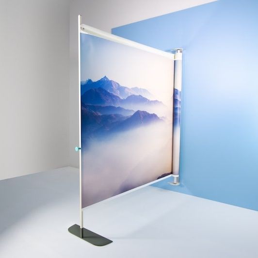 Biombo hospitalar portátil - Kin - KwickScreen - 1 face