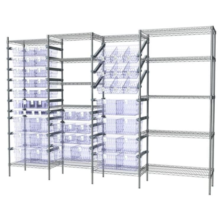 Rack de armazenamento - IMCT110-WC/S - IntraSpace - modular / de cestos