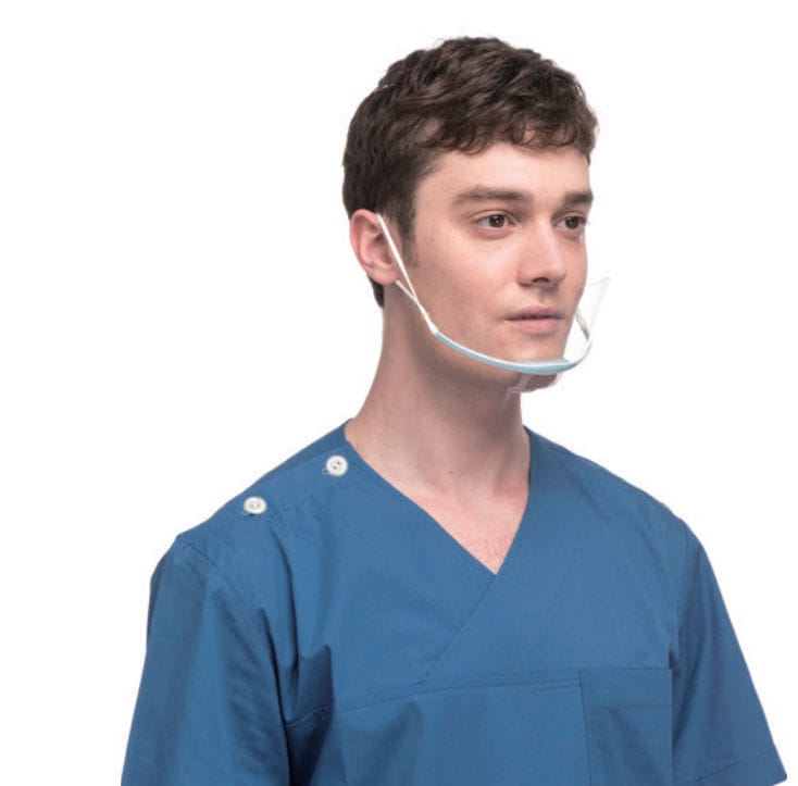 Máscara de proteção em polietileno - Spro Medical Supplies - semifacial ...