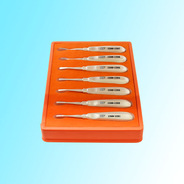 Elevador odontológico curvo - 1209-1300E - New Surgical Instruments Co.