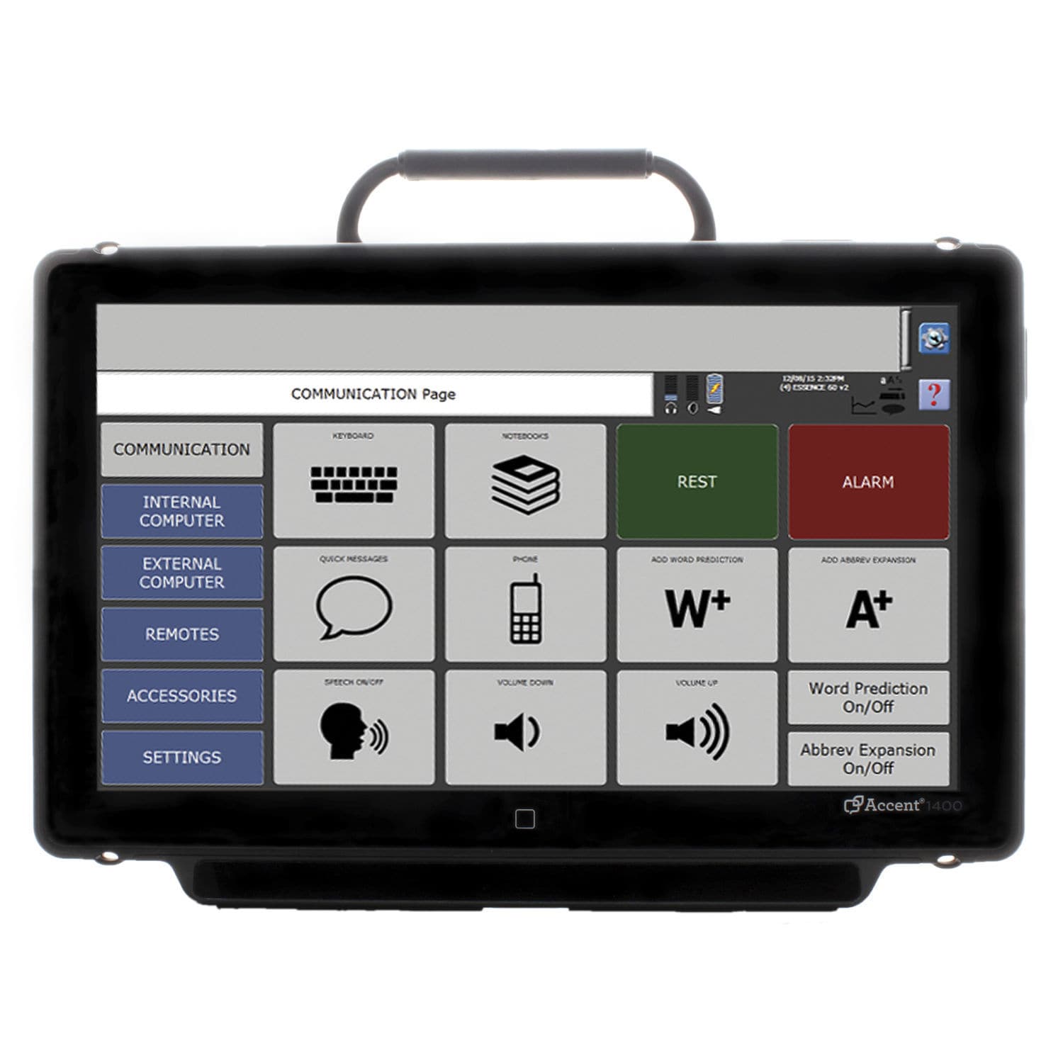 Sistema de comunicação alternativa digital - Accent® 1400 - PRC ...