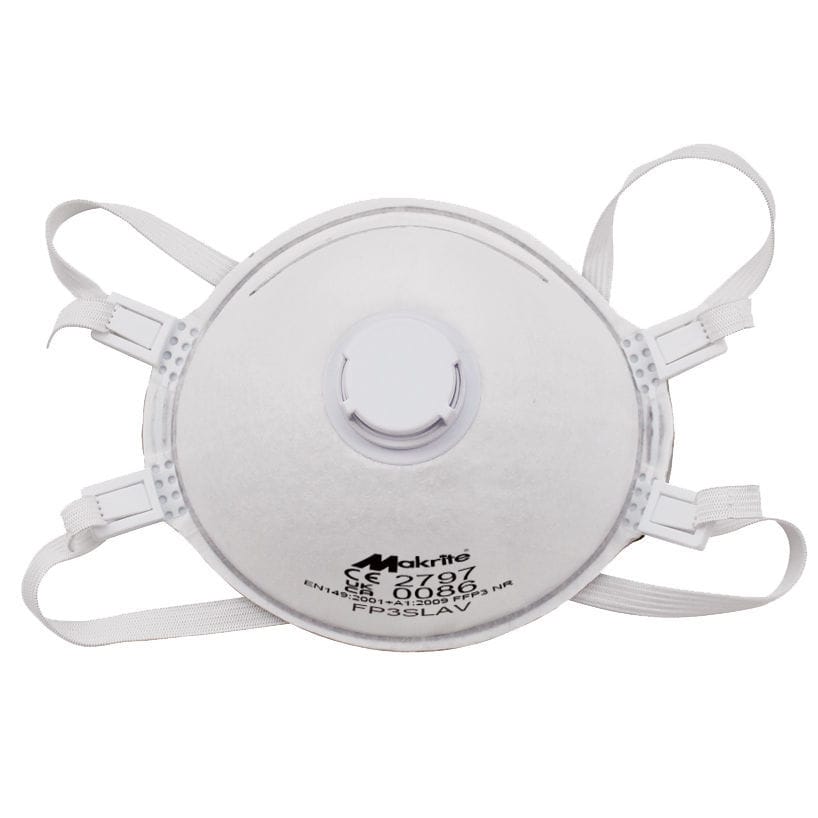 Máscara PFF3 - FP3SLAV - Makrite - em polipropileno / sem látex / em ...