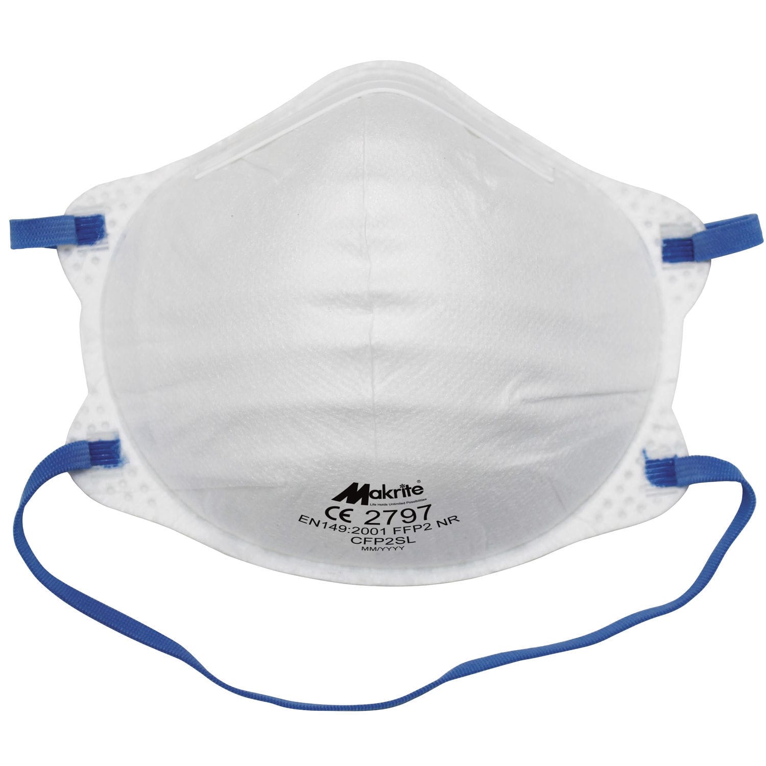 Máscara PFF2 - CFP2SL - Makrite - em polipropileno / sem látex / em ...