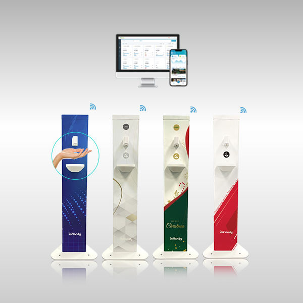 Dispenser para álcool-gel de piso - iMHandy - imedtac - automático