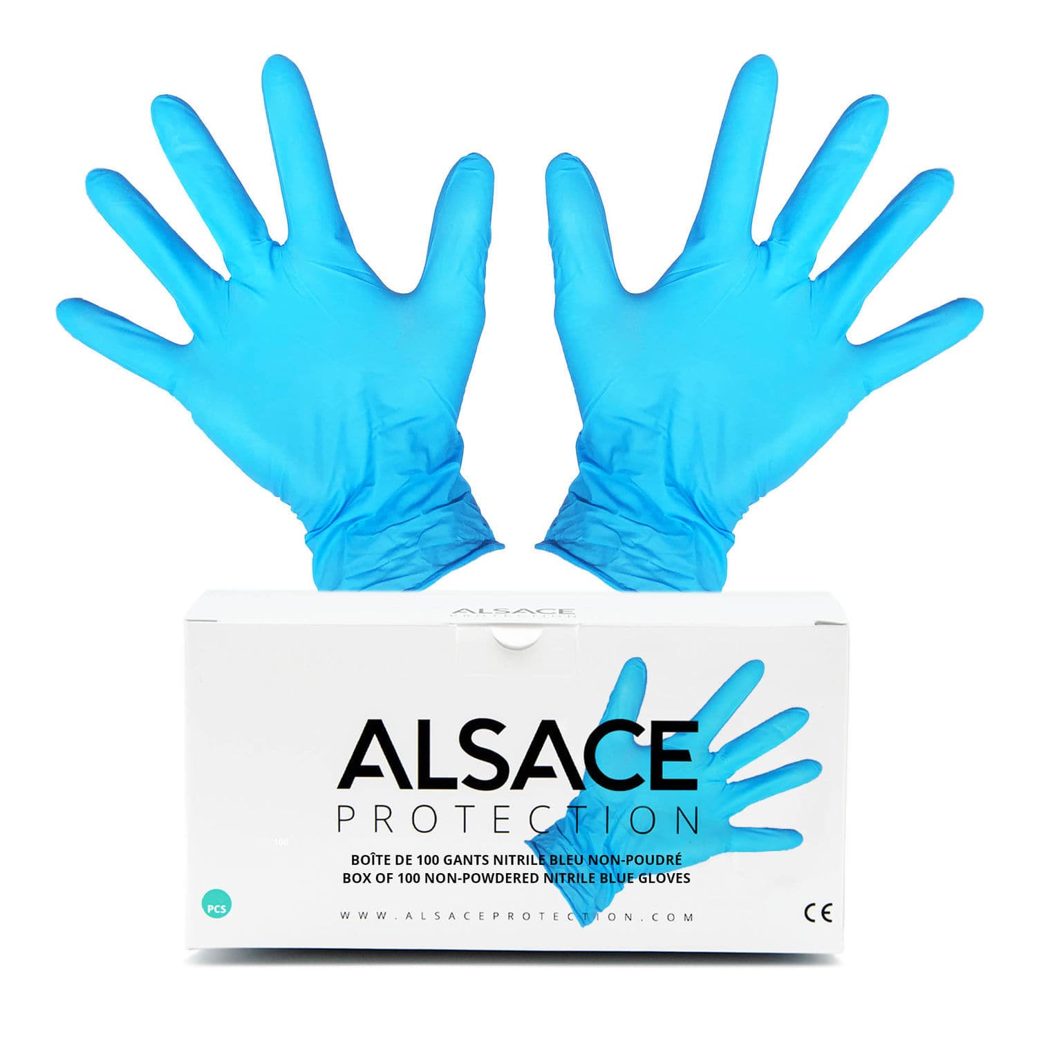 Luvas nitrílicas - Alsace Protection - hospitalar / de laboratório ...