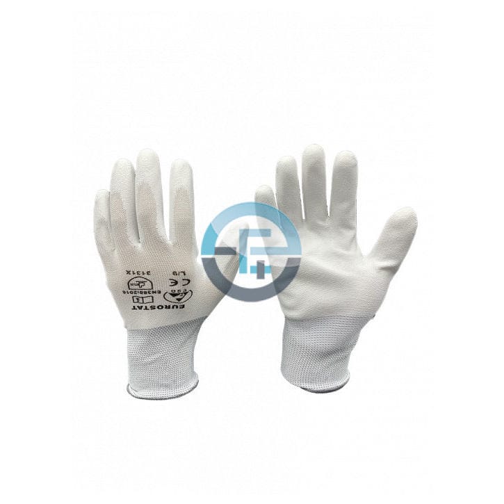 Luva em polietileno - 51-680-1600B - SJM Eurostat - hospitalar / M / S