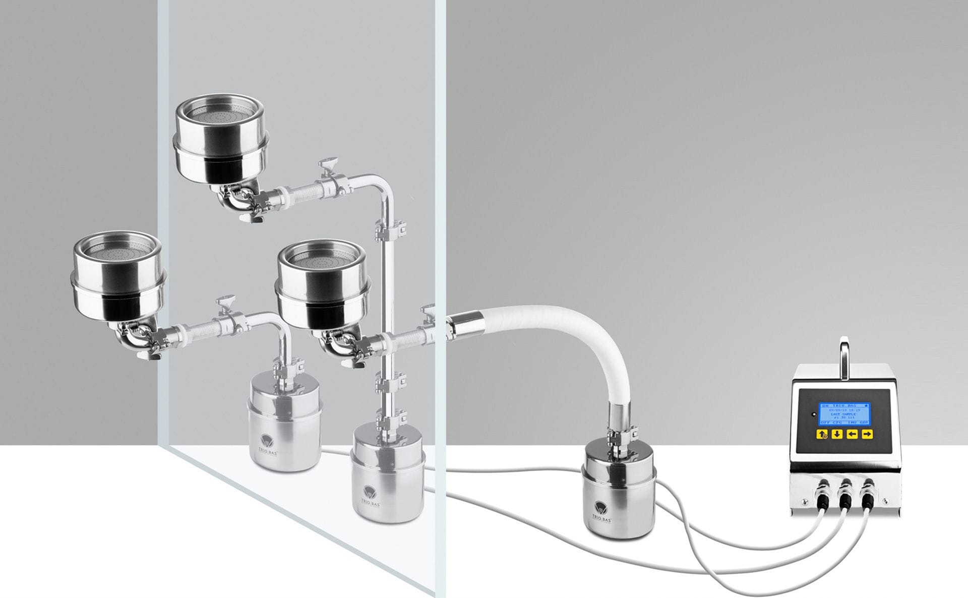 Amostrador de ar para controle microbiológico - TRIO.BAS™ REMOTE HEAD ...