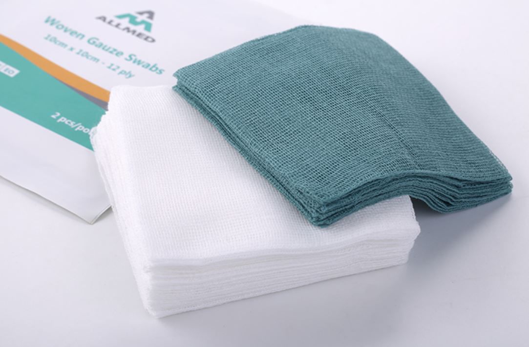 Compressa de gaze em algodão - Allmed Medical Products - estéril ...