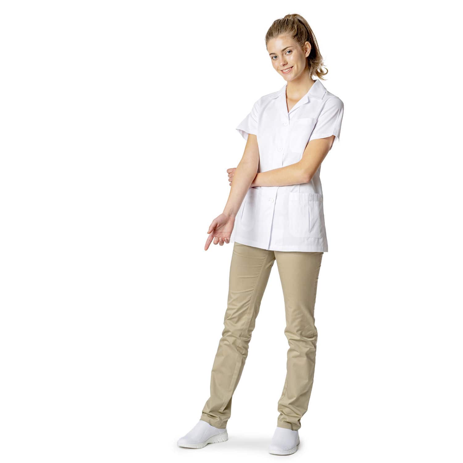Camisa hospitalar de mulher - 1122 - Norvil - L / XL / M