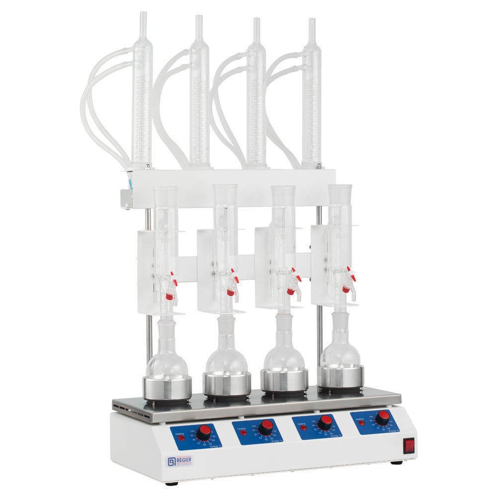 Extrator de laboratório de Soxhlet - FAT 4 - BEGER Ltd. - automático ...