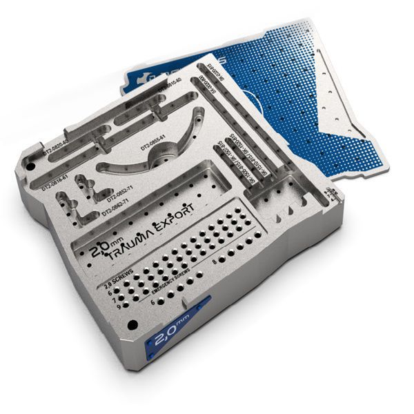 Kit de instrumentos para cirurgia ortognática - System D Mini S 2,0mm Tray D MiniS Trauma export ...