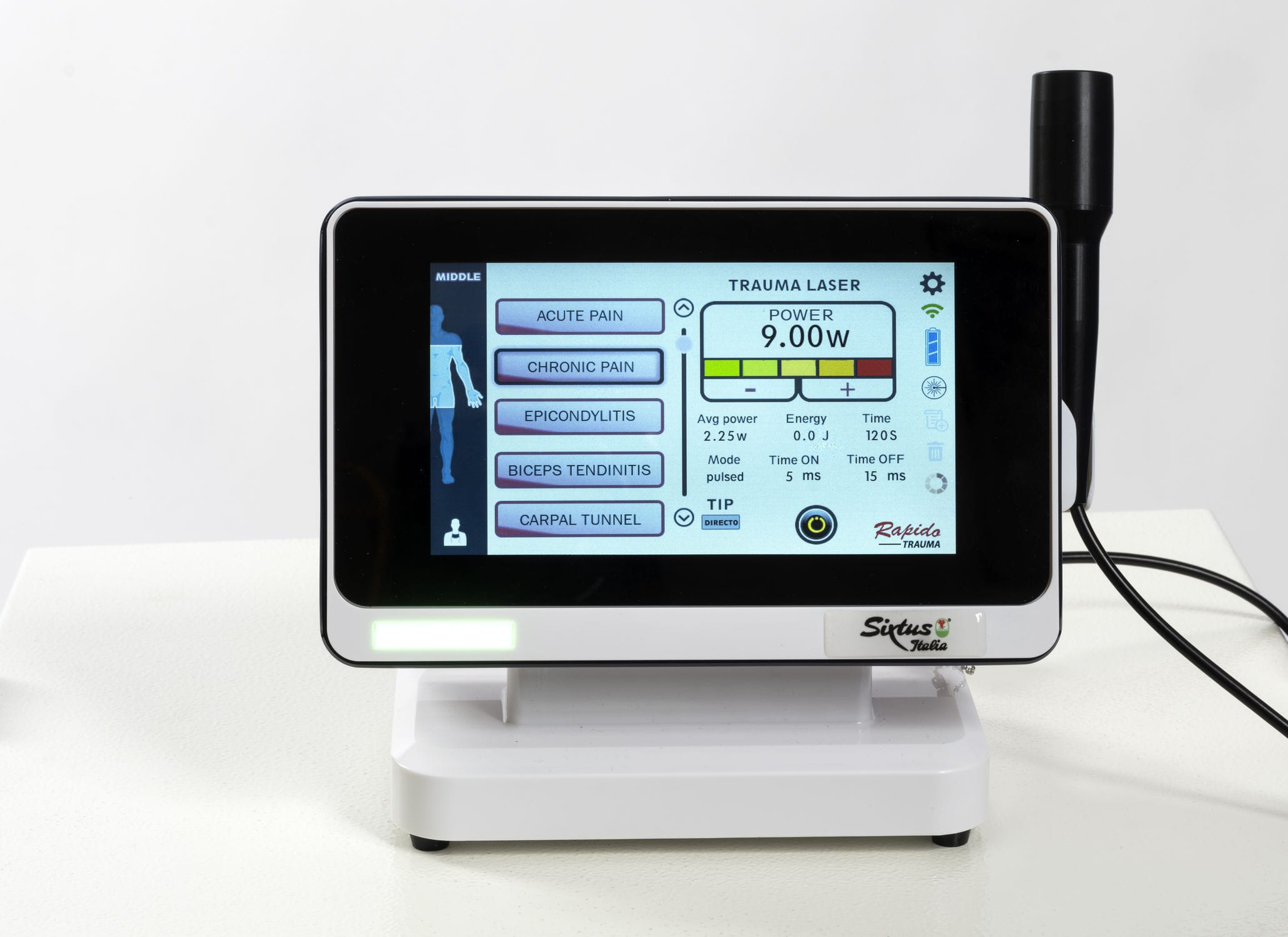 Laser para fisioterapia - Lasersix Trauma - Sixtus Italia - Nd:YAG / de ...