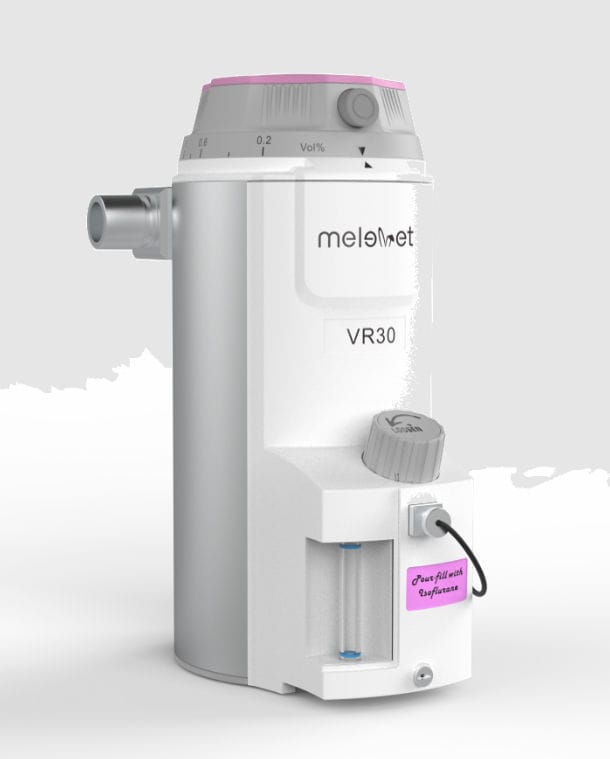 Vaporizador de anestesia veterinária - VR30 - Shenzhen melevet Medical ...