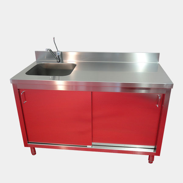 Pia médico-hospitalar - Rinox S.r.l. - com 1 posto / em aço inoxidável ...