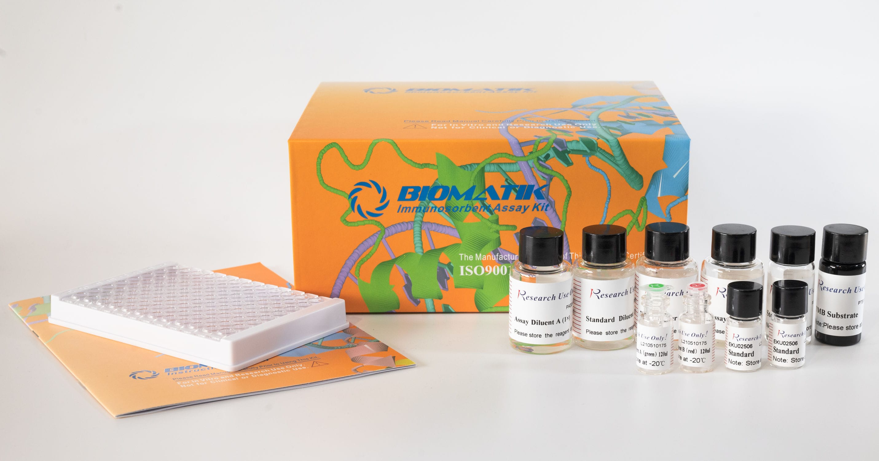 Kit de reagentes em solução - EKU02002-96T - Biomatik - para pesquisa ...