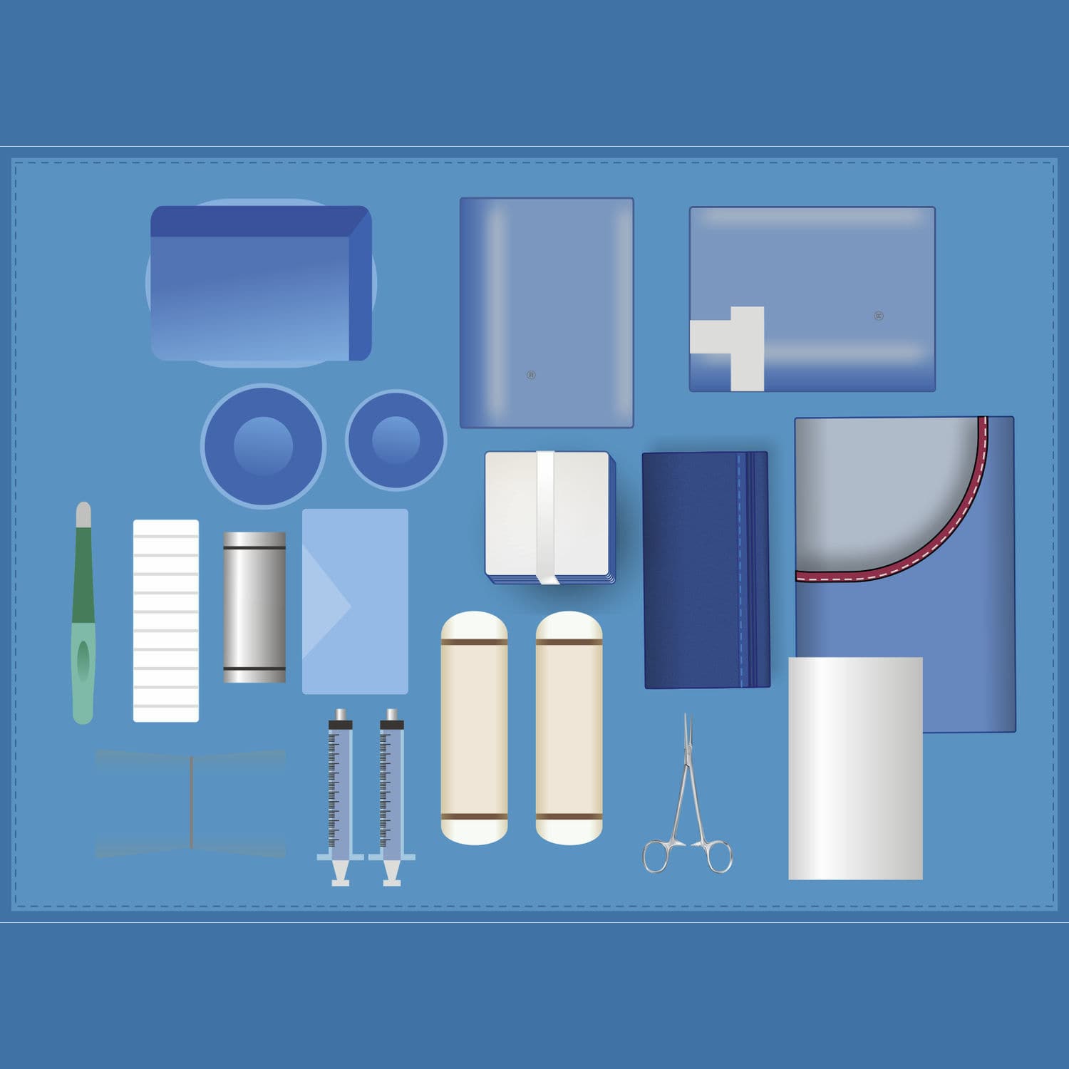 Kit médico MOCA - XSSENTIAL procedure pack - SYNDEO Medical - estéril