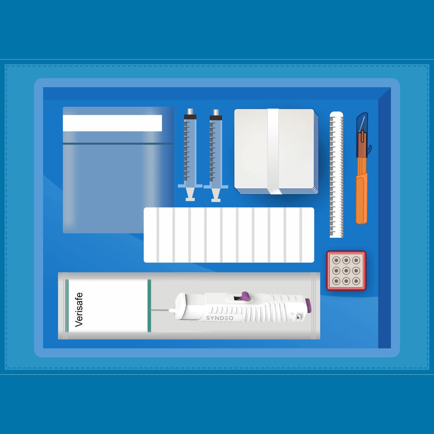 Kit de biópsia - SYNCB16100 - SYNDEO Medical - estéril