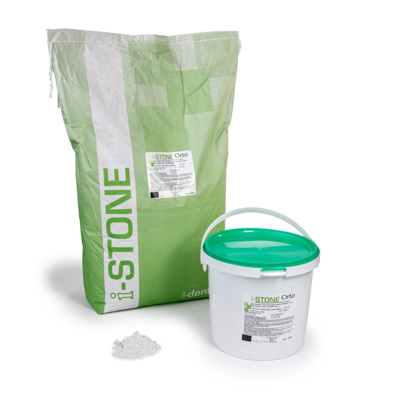 Material dentário de gesso - i-STONE Orto - i-dental - ortodôntico / branco