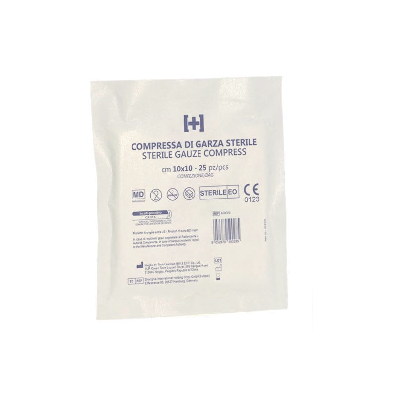 Compressa de gaze em algodão - 4000 series - Pharmapiù srl - estéril ...