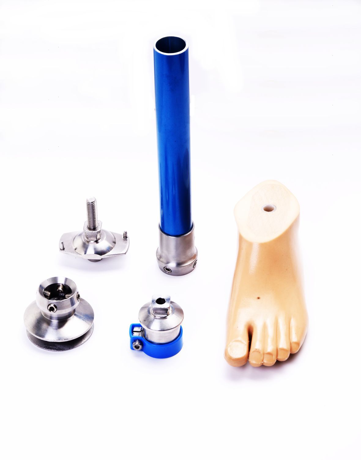 Prótese externa de perna policêntrica - Trushape Precision Castings - 2 ...