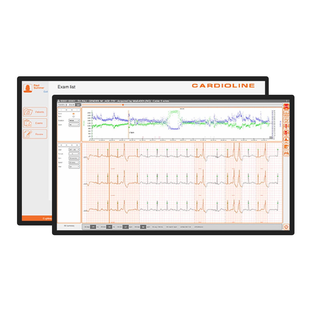 Software de análise - ECGWebApp - Cardioline - de gestão / de criação ...