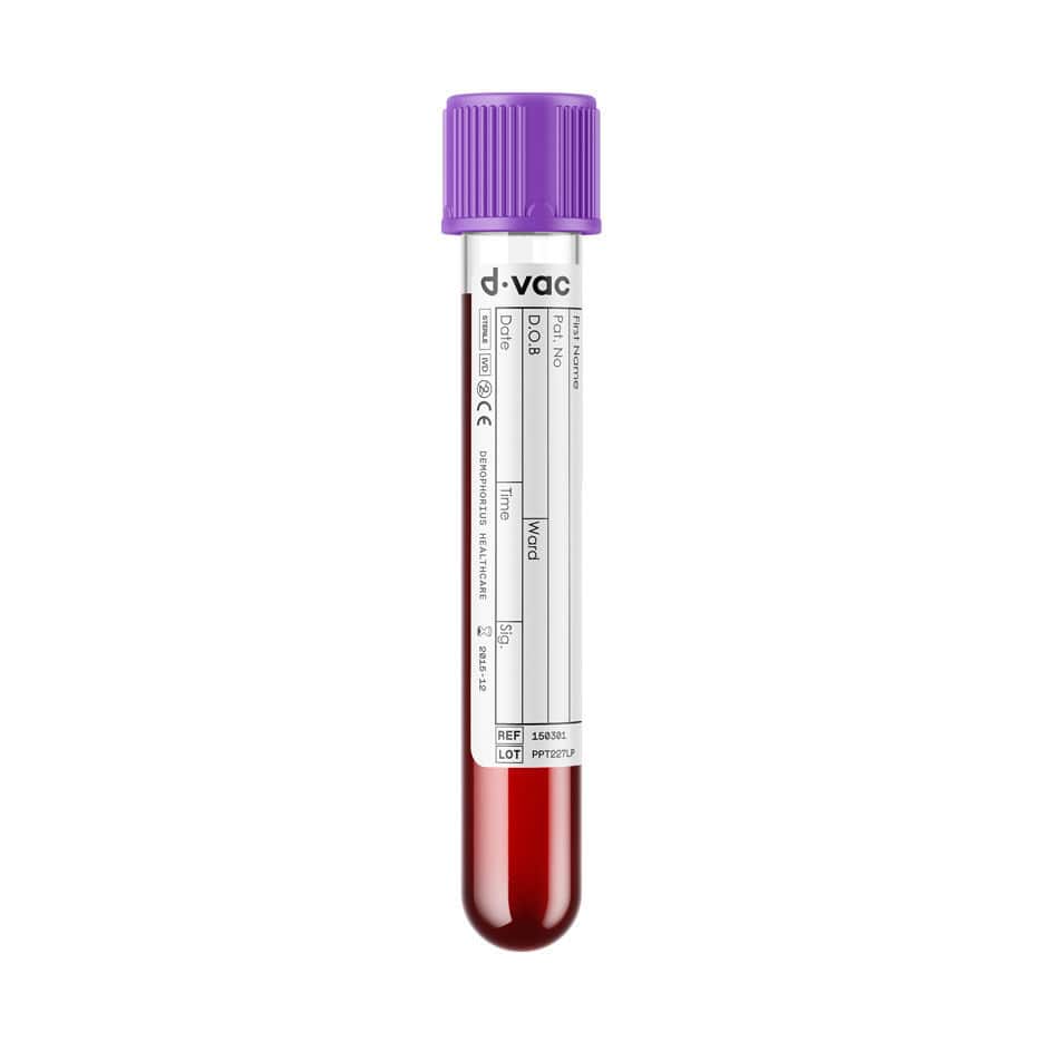 Tubo de coleta para laboratório - PED - GED - Demophorius Healthcare ...