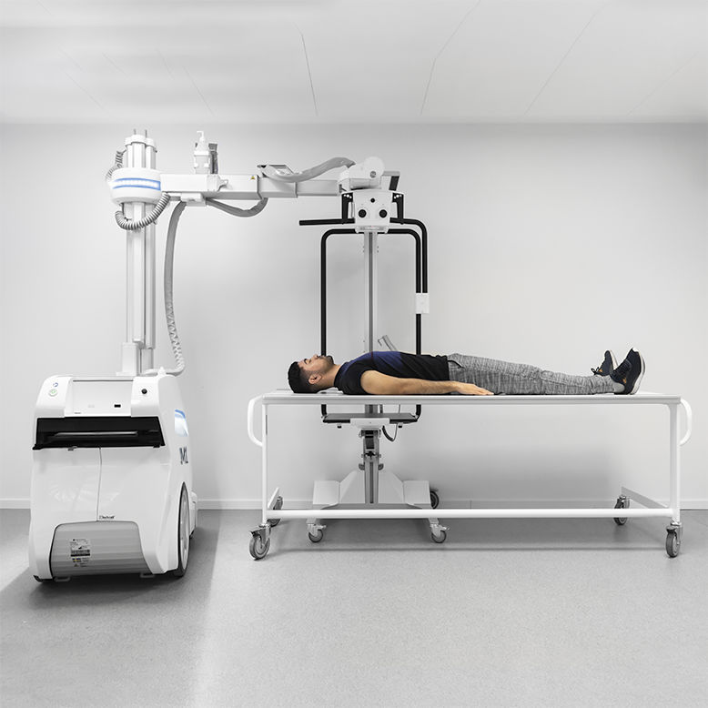 Sistema móvel de radiografia digital - !Mobile RAD room - DMS Imaging