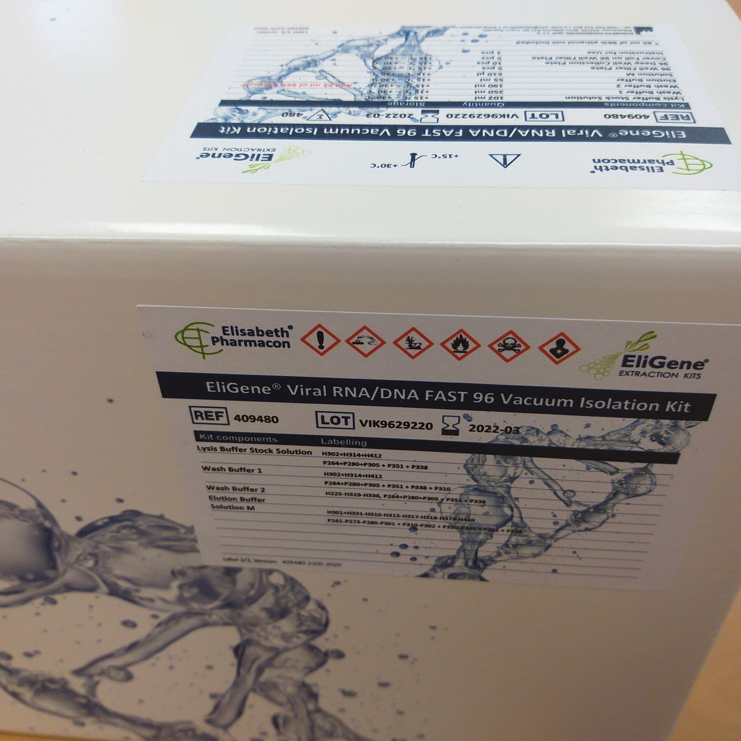 Kit de reagentes para extração de DNA - EG-409480 - Elisabeth Pharmacon ...