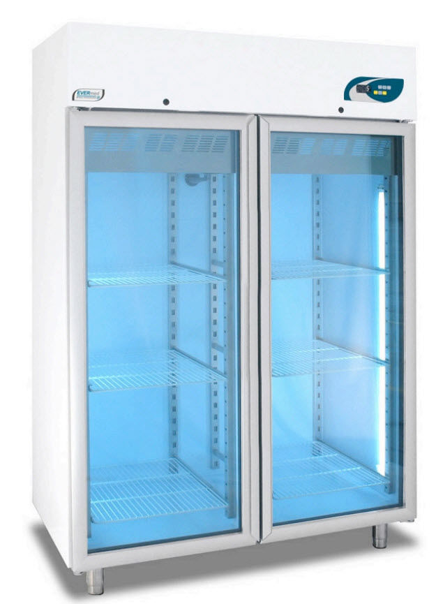 Freezer de laboratório - LFG 1160 - EVERmed - vertical / com 2 portas