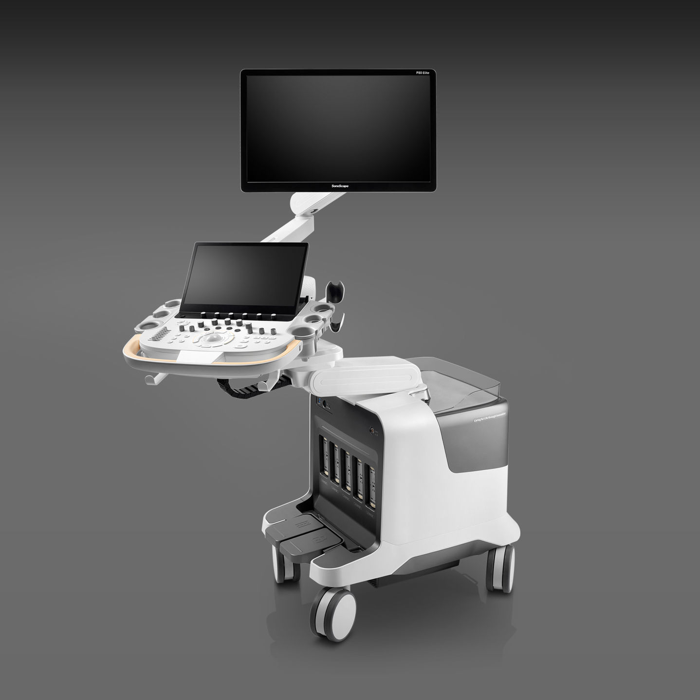 Aparelho de ultrassom com carrinho - P80 Elite - SonoScape - geral ...