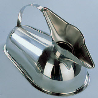 Urinol hospitalar em aço inoxidável - A8-339-000 - Titanox - de mulher