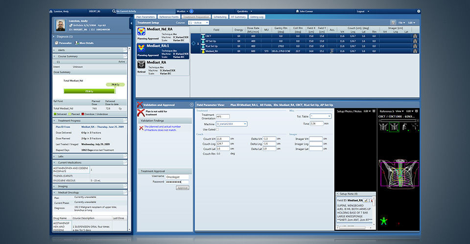 Sistema de informação - ARIA® - Varian Oncology