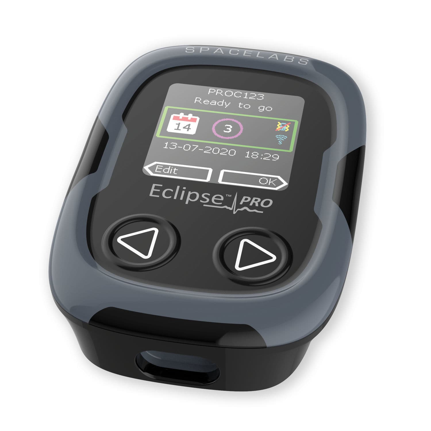 Holter de 3 canais - Eclipse Pro - Spacelabs Healthcare - com Bluetooth / USB