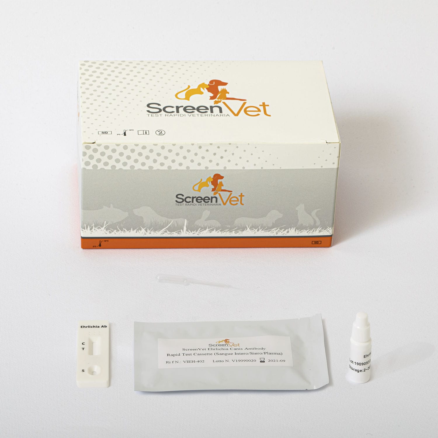 Teste rápido de Ehrlichiose - SCV-1040-10 - SCREEN ITALIA - de ...