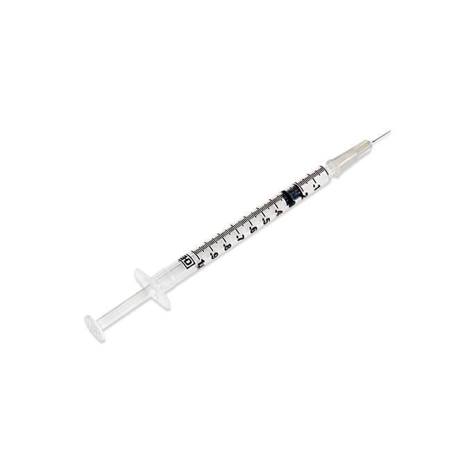 Seringa de tuberculina - 303344 - BD - 1 ml / descartável / estéril