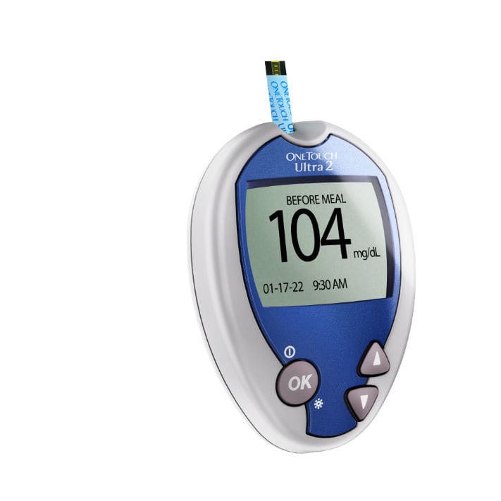 Medidor de glicose com lancetador - OneTouch® Ultra®2 - Lifescan