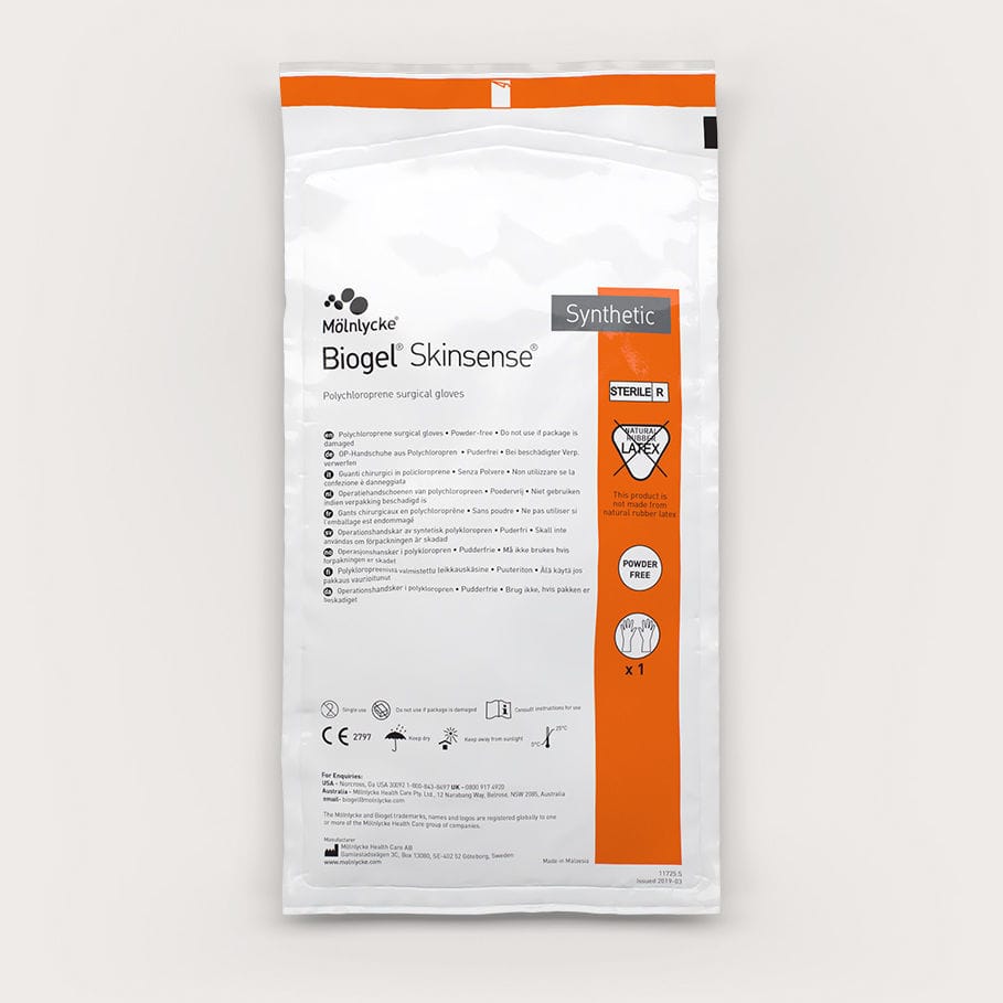 Luva em látex - Biogel® Skinsense - Mölnlycke Health Care - hospitalar ...